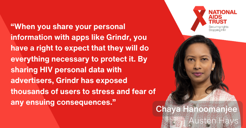 Making Grindr accountable for sharing HIV data - National AIDS Trust