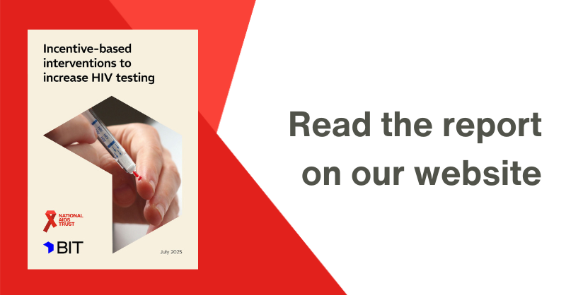 Incentive-based interventions to increase HIV testing - National AIDS Trust